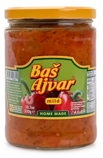 Bas Ajvar-Mild, 530g – Parthenon Foods