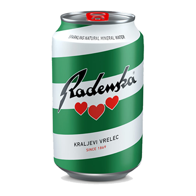 Radenska Mineral Water CASE (24 x 330 ml Cans) – Parthenon Foods