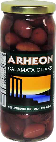 Greek Kalamata Olives (Arheon) 16 oz – Parthenon Foods