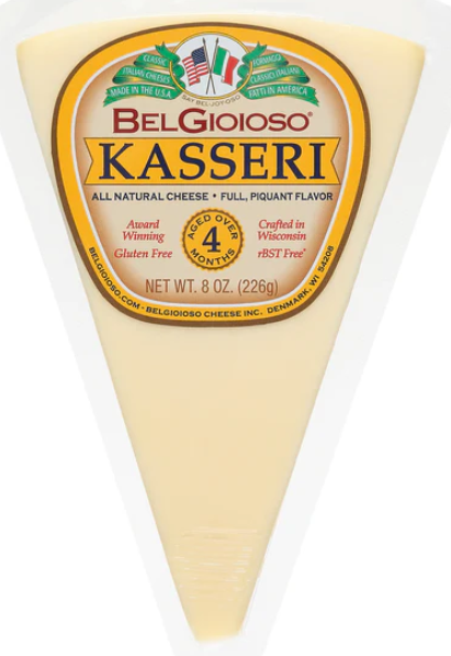 Kasseri Cheese (Belgioioso) 8oz – Parthenon Foods