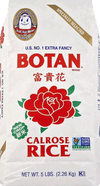 Calrose Rice (Botan) 5 lb Bag – Parthenon Foods