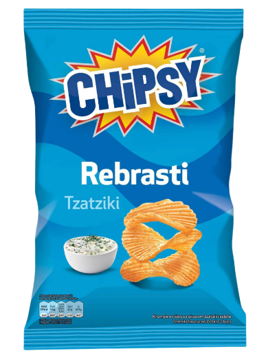 Potato Chips with Tzatziki, Rebrasti (Chipsy) 60g – Parthenon Foods