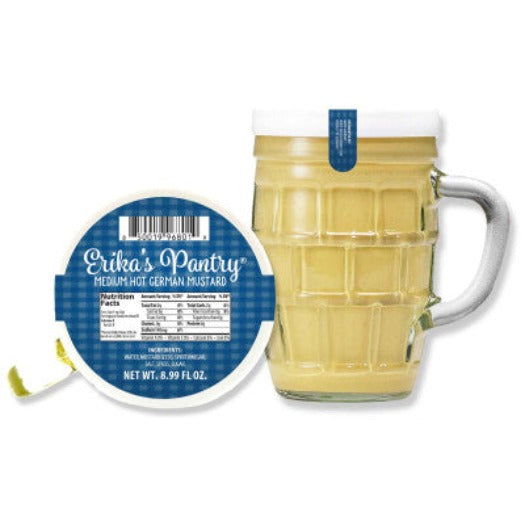 Erika's Pantry Medium Hot German Mustard In Beer Mug, 8.99 oz ...