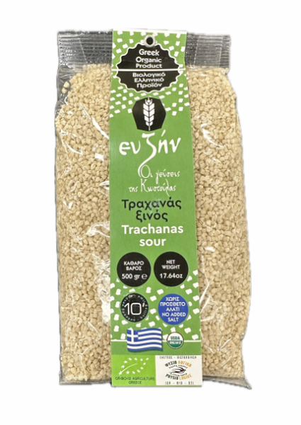 Organic Trachanas, Sour (Eu Zin) 500g, Sitos – Parthenon Foods