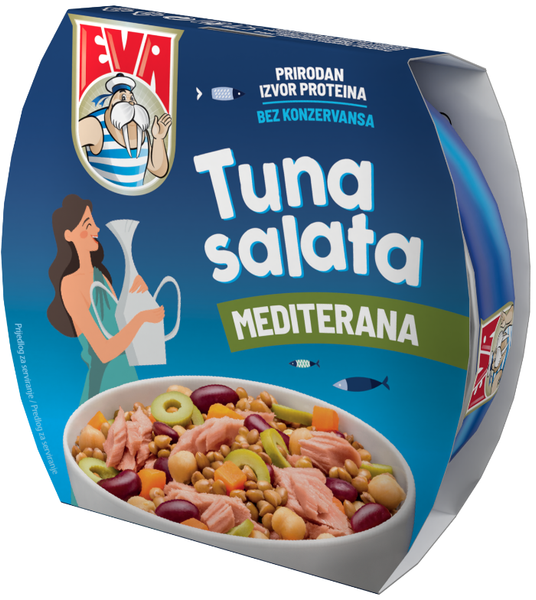 Eva Tuna Salad - Mediterranean, 5.6 oz (160g) – Parthenon Foods