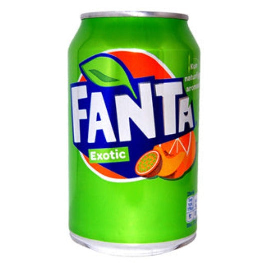 Fanta Tropical Exotic, 330 ml can – Parthenon Foods