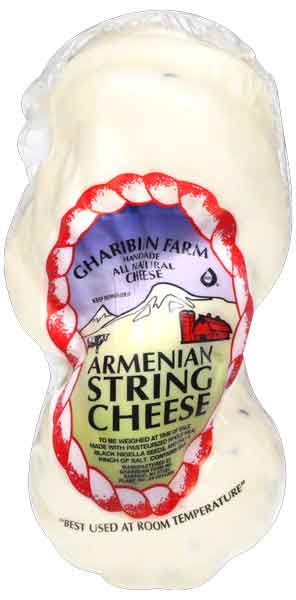 Armenian String Cheese (Gharibian Farms) Approx. 10 oz – Parthenon Foods