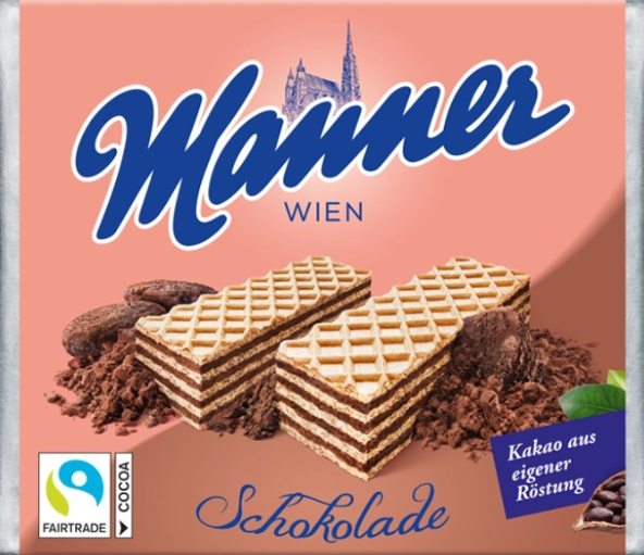 Chocolate Cream Filled Wafers (Manner) (75g) – Parthenon Foods