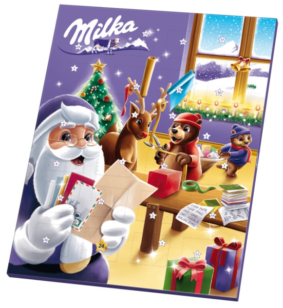 Advents Kalender, Advent Calendar (Milka) 90g – Parthenon Foods