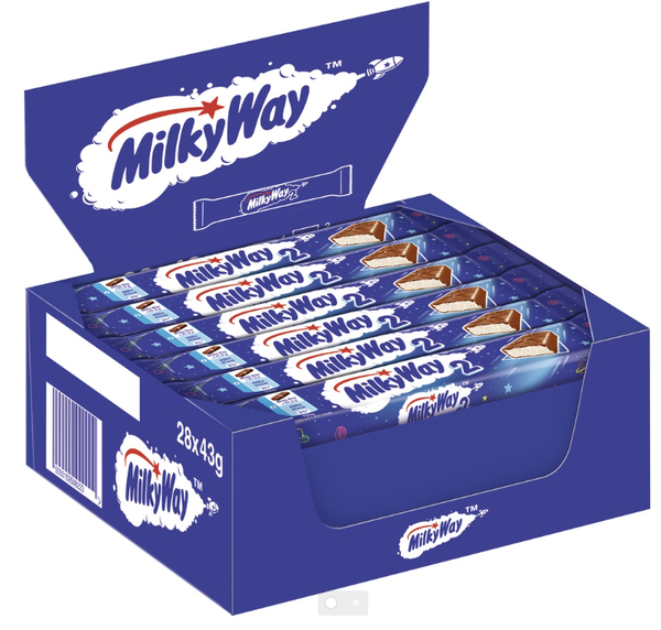Milky Way Chocolate Bar CASE (28 x 43g) – Parthenon Foods