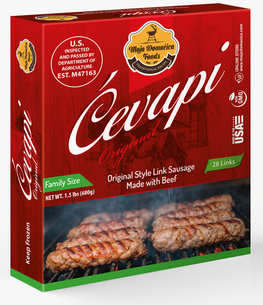 Cevapi Sausage, Original (Moja Domacica) 680g (1.5 lb) – Parthenon Foods