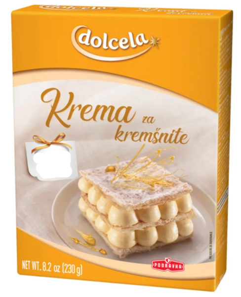 Kremsnite Cream Mix, Dolcela (Podravka) 230g – Parthenon Foods