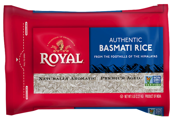 Basmati Rice (Royal) 5 lb – Parthenon Foods