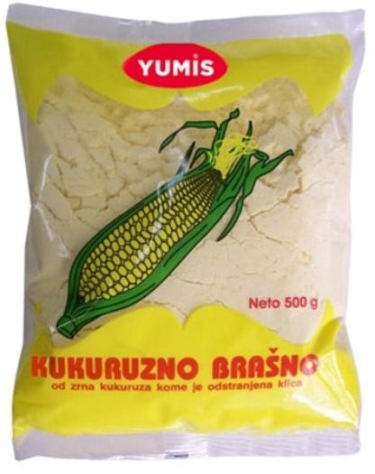 Kukuruzno Brasno, Corn Flour, (Yumis) 500g – Parthenon Foods