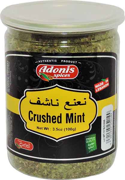 Crushed Mint (Adonis) 3.5 oz (100g) – Parthenon Foods