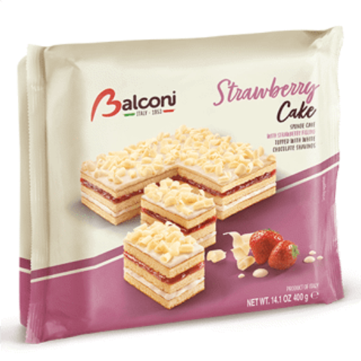 Strawberry Cake Dessert (Balconi) 400g – Parthenon Foods
