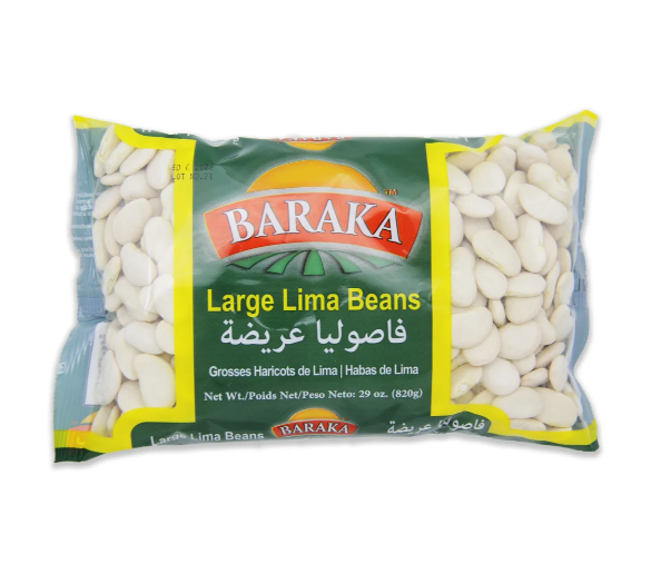 Lima Beans, Large (Baraka) 29 oz Bag – Parthenon Foods