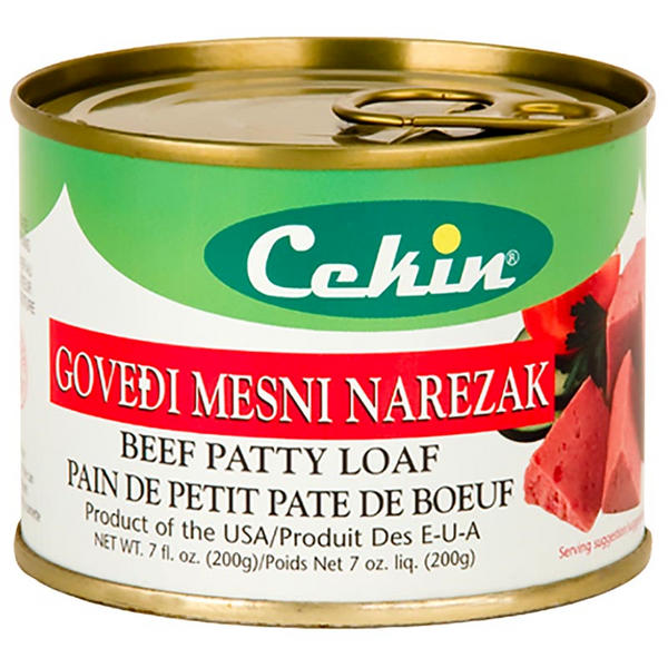 Beef Patty Loaf (Cekin) 200g – Parthenon Foods