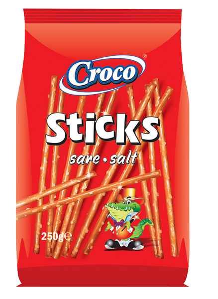 Croco Sticks, Salted 250g – Parthenon Foods