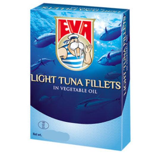 Eva Tuna Fillets in Vegetable Oil, 3.5 oz (100g) – Parthenon Foods