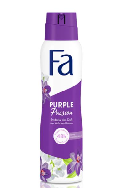 Fa Spray Deodorant, Purple Passion, 150ml – Parthenon Foods