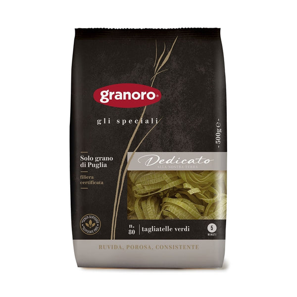 Tagliatelle Spinach N.80 Pasta Nest (Granoro) 500g – Parthenon Foods