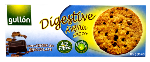 Digestive Cookies, Oats and Dark Chocolate Chips (Gullon) 425g (15 oz ...