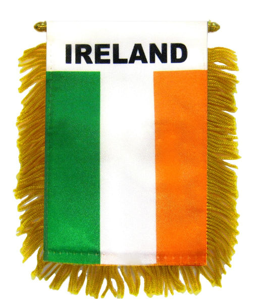 Ireland Flag with String and Suction Cup, 4x6 in. – Parthenon Foods