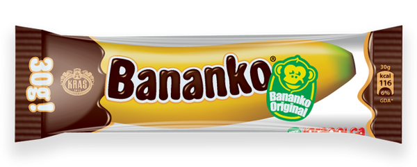 Bananko - Chocolate Covered Banana Flavored Dessert, 30g – Parthenon Foods