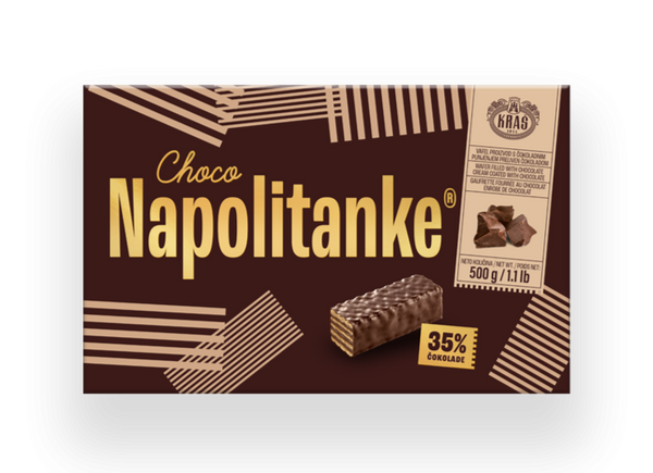 Napolitanke Chocolate Coated, 500g – Parthenon Foods