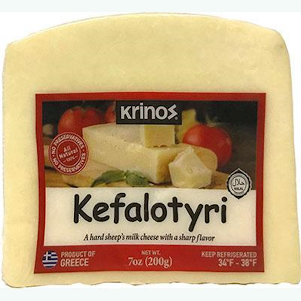 Kefalotyri Cheese (Krinos) 7 oz – Parthenon Foods