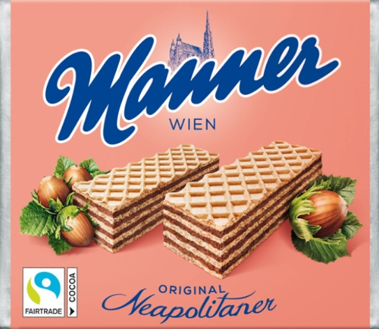Hazelnut Cream Filled Wafers (Manner) 75g – Parthenon Foods
