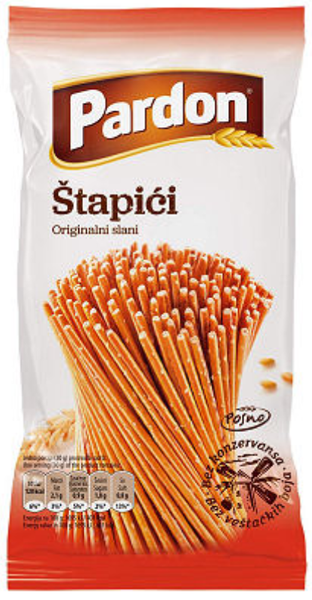 Pretzel Salted Sticks, Slani Stapici (Pardon) 40g – Parthenon Foods