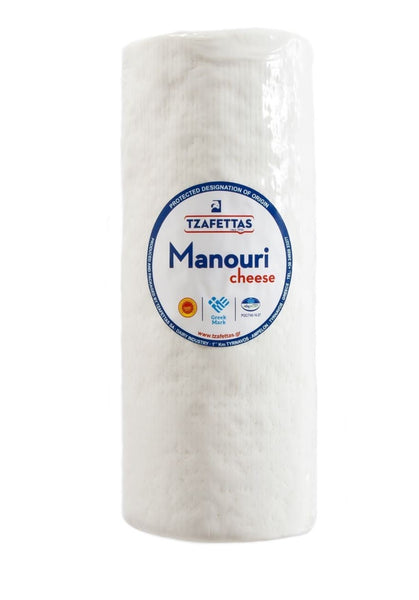 Manouri Cheese (Tzafettas) approx. 2 kg (4.4 lbs) – Parthenon Foods