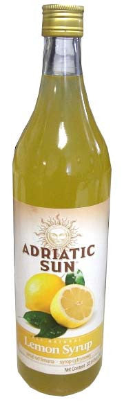 Lemon Syrup (Adriatic Sun) 33.8 fl oz (1L) – Parthenon Foods
