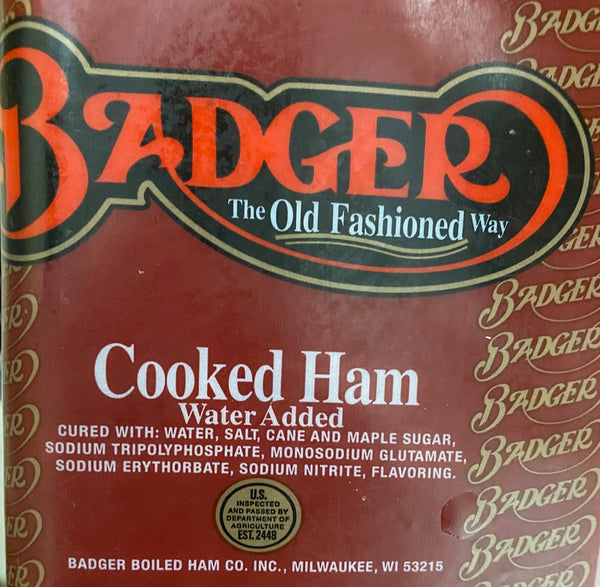 Badger Cooked Ham, approx. 13 lbs – Parthenon Foods