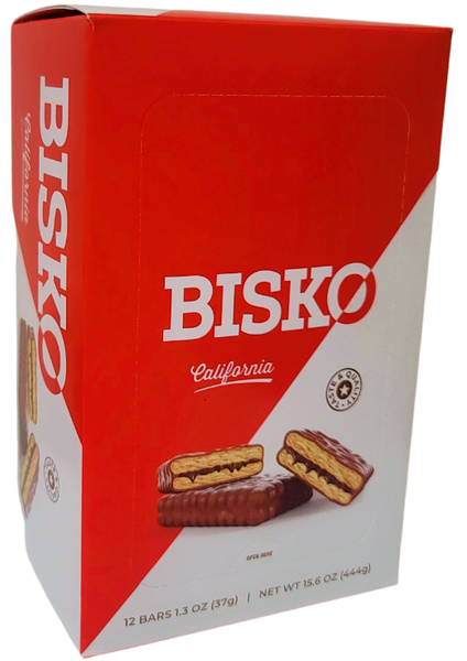 Bisko California Graham Crackers Filled and Coated with Real Chocolate ...