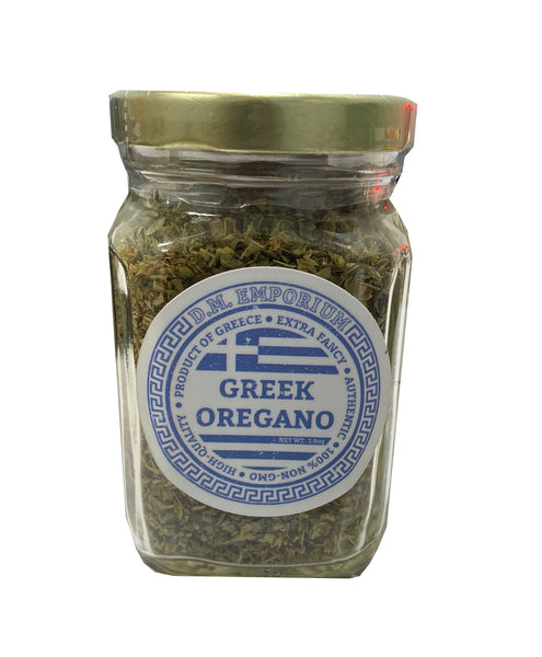 Greek Oregano, Extra Fancy (D.M.E.) 1 oz Jar – Parthenon Foods