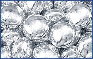 Decorative Silver Dragees, Lentil, approx. 1.3oz – Parthenon Foods