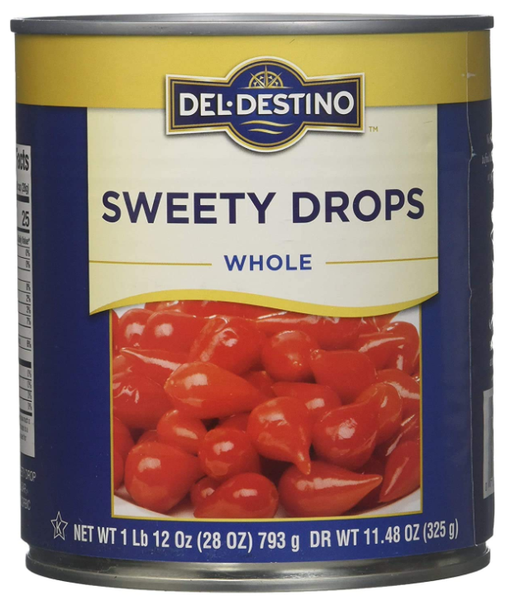 Sweety Drops, Whole Miniature Peppers (Del Destino) 28 oz – Parthenon Foods