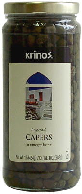 Capers Imported (krinos) 454g – Parthenon Foods