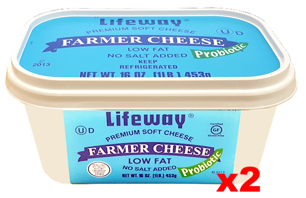 Farmer Cheese, 2 PACK (2 x 16oz (1lb)) – Parthenon Foods