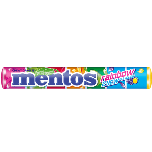 Mentos Rainbow Fruit, 37.5g – Parthenon Foods