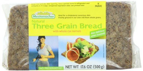 Three Grain Bread (Mestemacher) 17.6 oz (500g) – Parthenon Foods