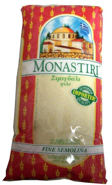 Semolina, Fine (Monastiri) 17 oz (500g) – Parthenon Foods
