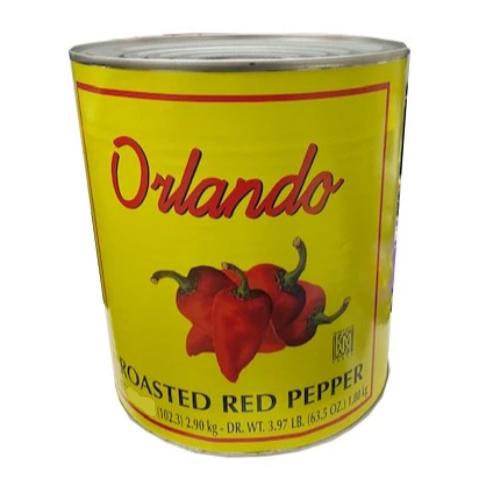 Roasted Red Peppers (Orlando) 102.3 oz, #10 Can Or Port Royal Brand ...