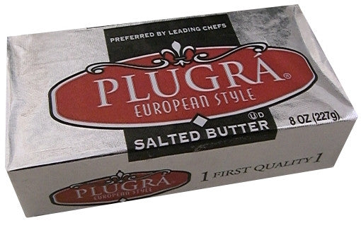 Plugra European Style SALTED Butter, 8 oz (227g) – Parthenon Foods