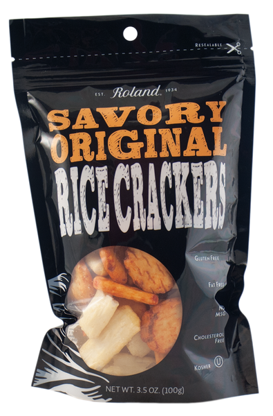 Roland Original Rice Crackers, 3.5oz (100g) – Parthenon Foods
