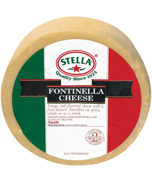 Fontinella Cheese (Stella) Wheel, approx. 8-12 lbs – Parthenon Foods