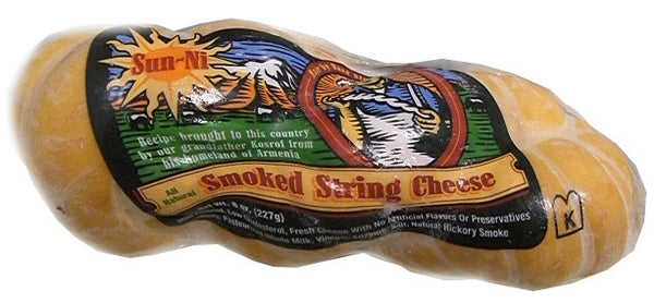 Smoked String Cheese (Sunni) 8 oz (227g) – Parthenon Foods